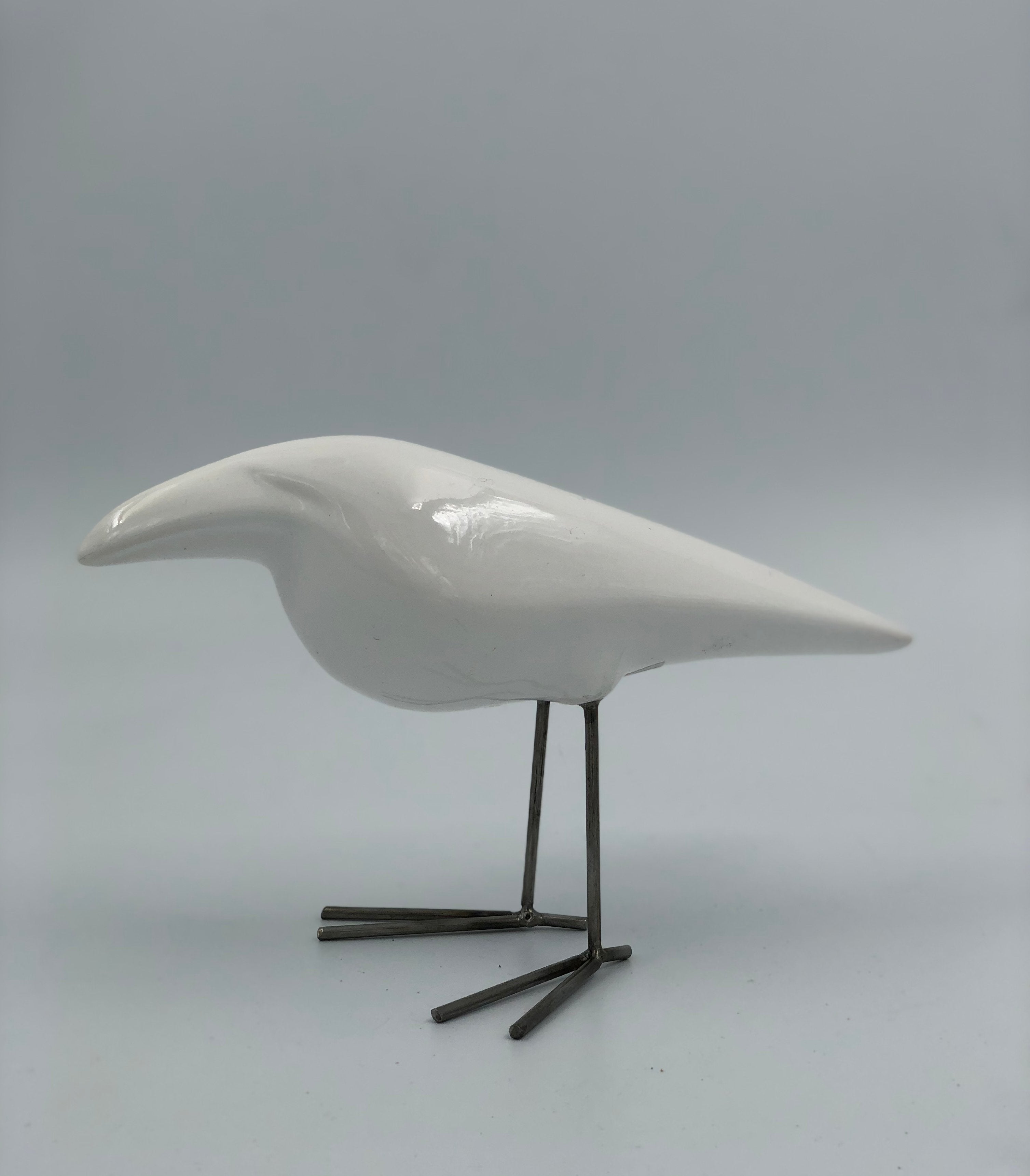Ceramic Crow, sculpture by Farzad Faraji – Arta Gallery in Toronto ...
