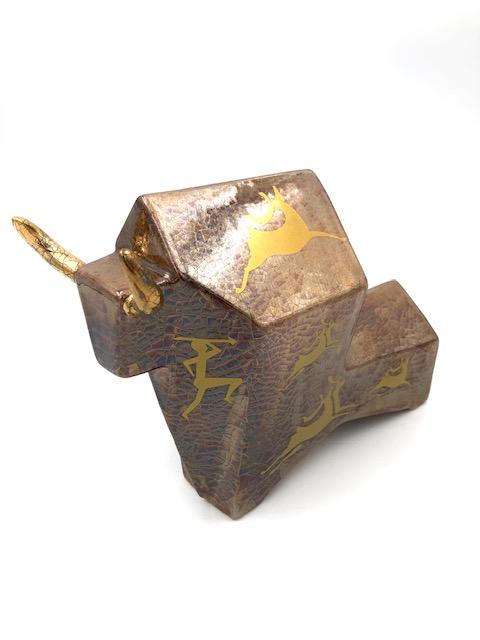 Cream Bull, sculpture by Arta Gallery Shop – Arta Gallery in Toronto ...