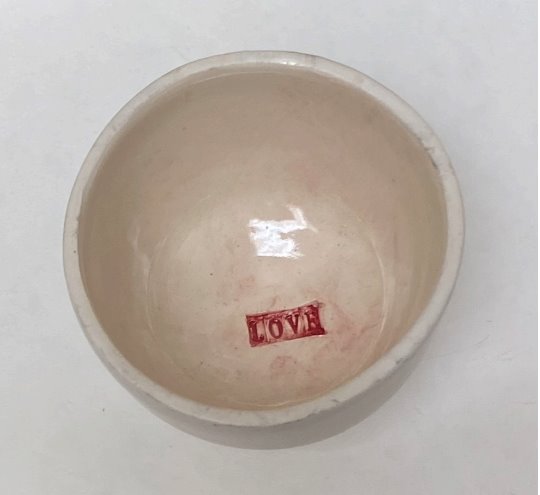 "LOVE bowl #5", ceramic bowl by Marilyn Freedman – Arta Gallery in ...