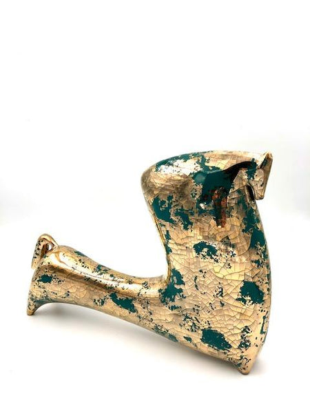 Modern Horse (Golden Patina), a sculpture from the Persian Collection ...